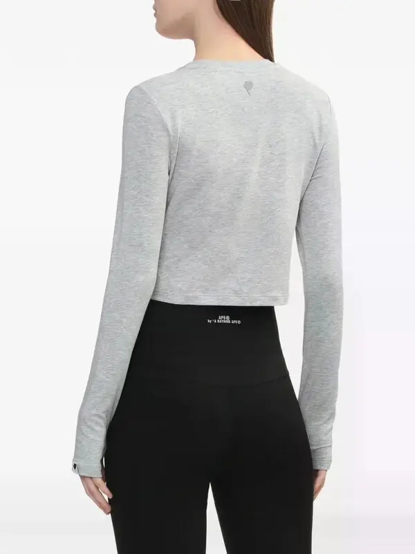 A BATHING APE Cropped Long-sleeve Top