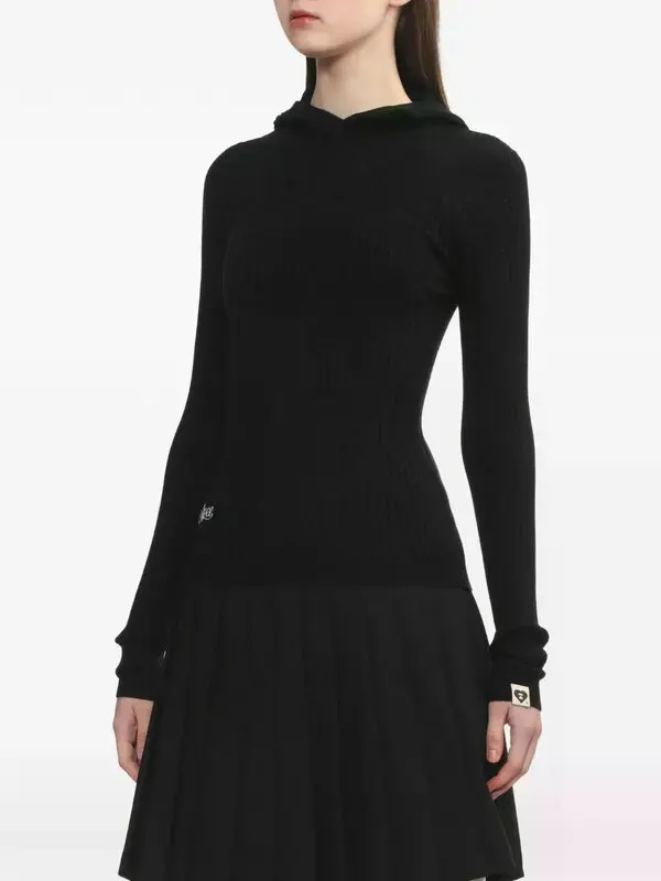 A BATHING APE Ribbed Hooded Knitwear