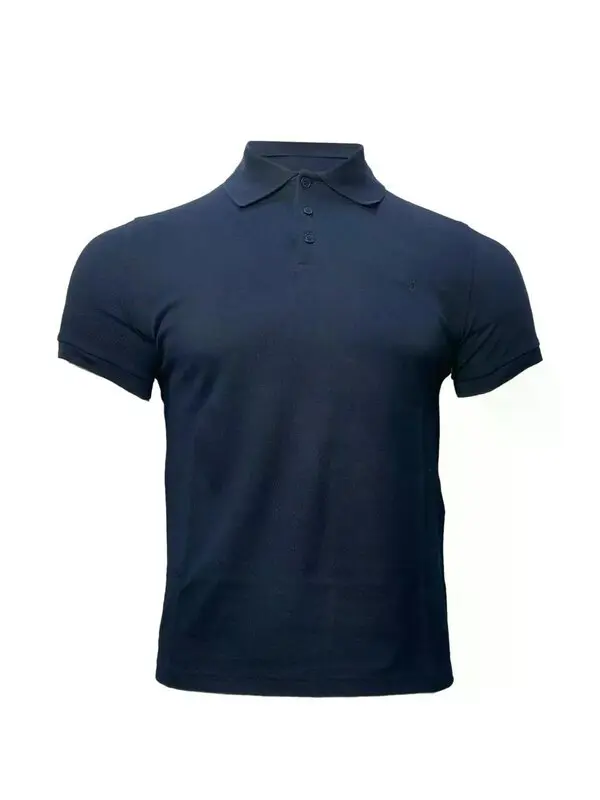 Saint Laurent Embroidered-logo Polo Shirt