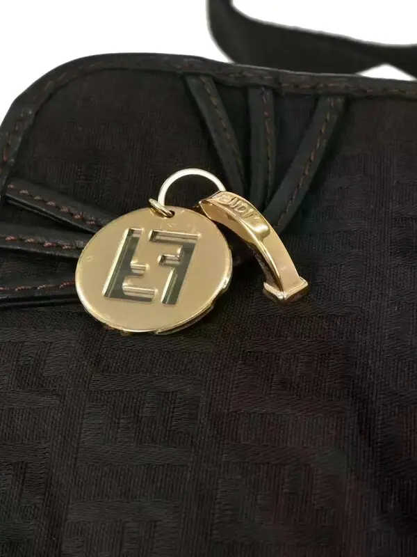 Fendi 2005 Zucchino Canvas Shoulder Bag