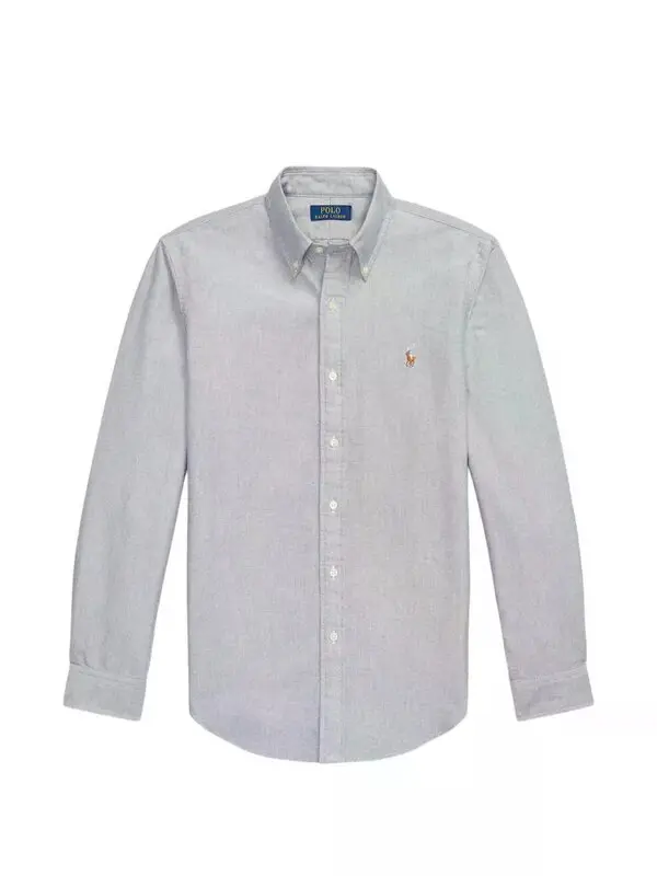 Polo Ralph Lauren Embroidered Oxford Shirt - Grey
