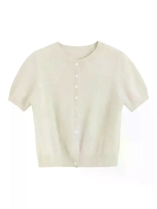 Chinti & Parker Button-fastening Cardigan - Neutrals