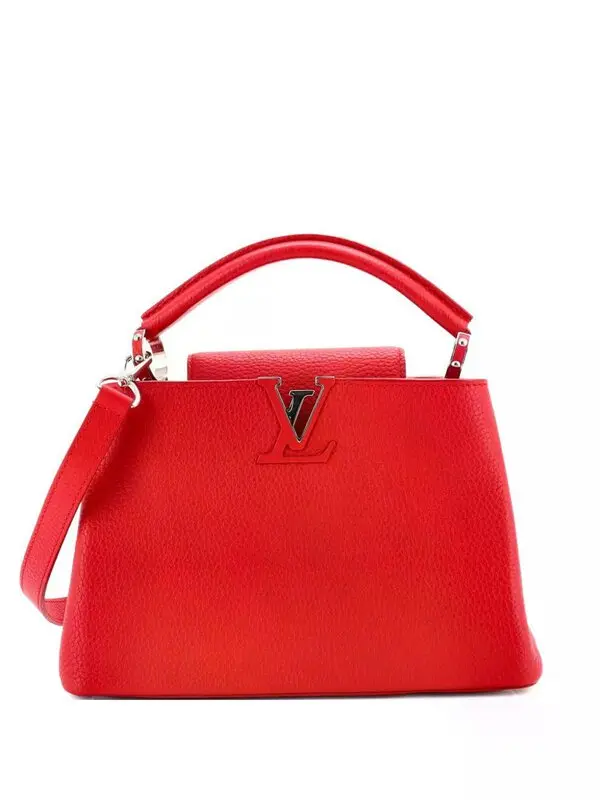 LOUIS VUITTON Capucines Bb Satchel - Red