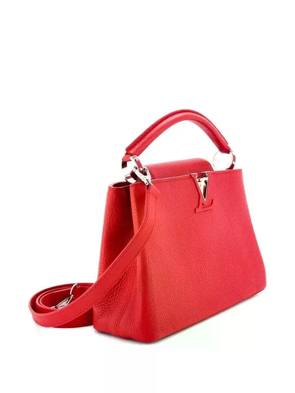 LOUIS VUITTON Capucines Bb Satchel - Red