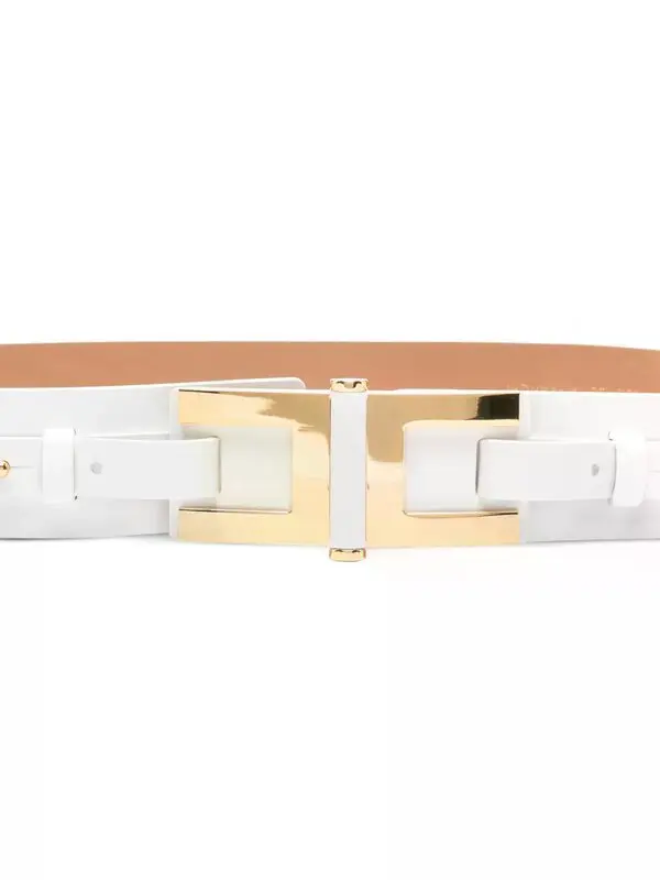 Elisabetta Franchi Logo Buckle Belt