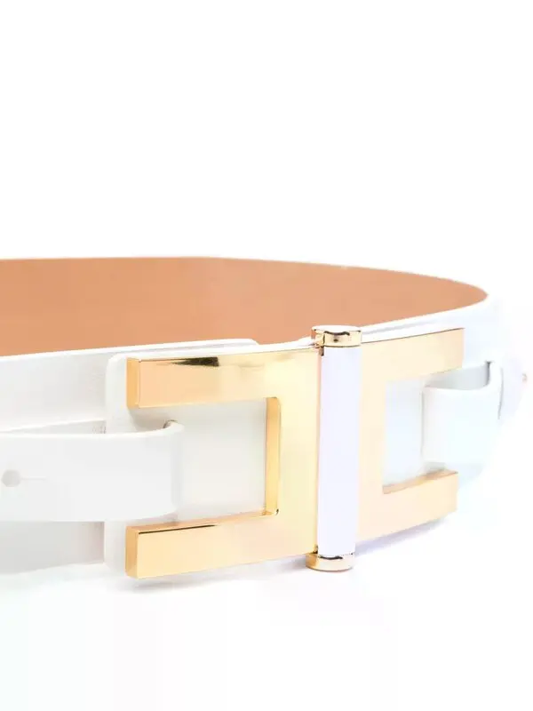Elisabetta Franchi Logo Buckle Belt
