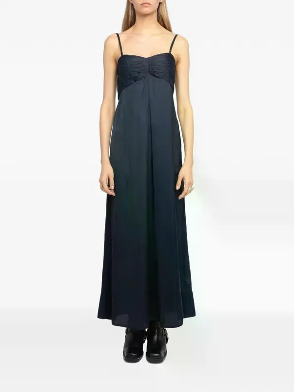 Zadig&Voltaire Rippie Ruched Midi Dress