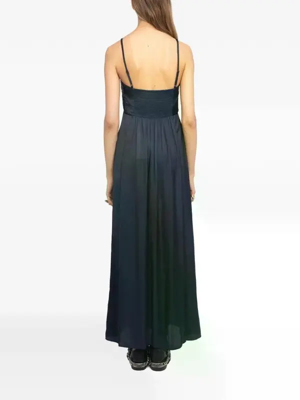 Zadig&Voltaire Rippie Ruched Midi Dress