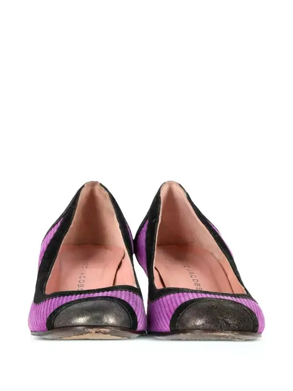 Marc Jacobs Round-toe Corduroy Pumps