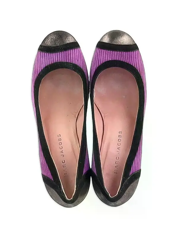 Marc Jacobs Round-toe Corduroy Pumps