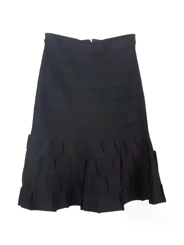 Herve Leger Tiered Mini Skirt