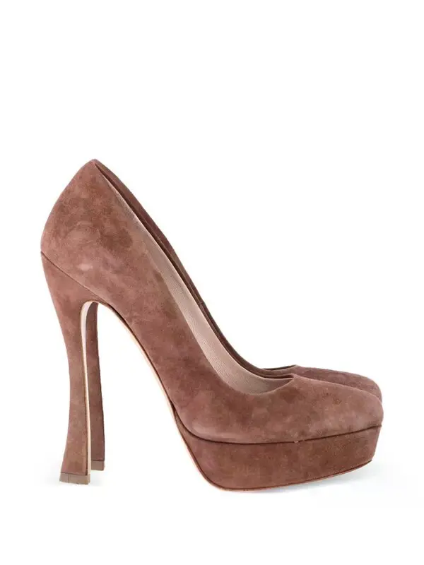 Miu Miu Platform Suede Pumps
