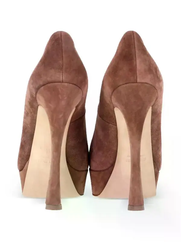 Miu Miu Platform Suede Pumps