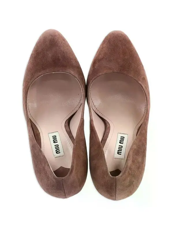 Miu Miu Platform Suede Pumps