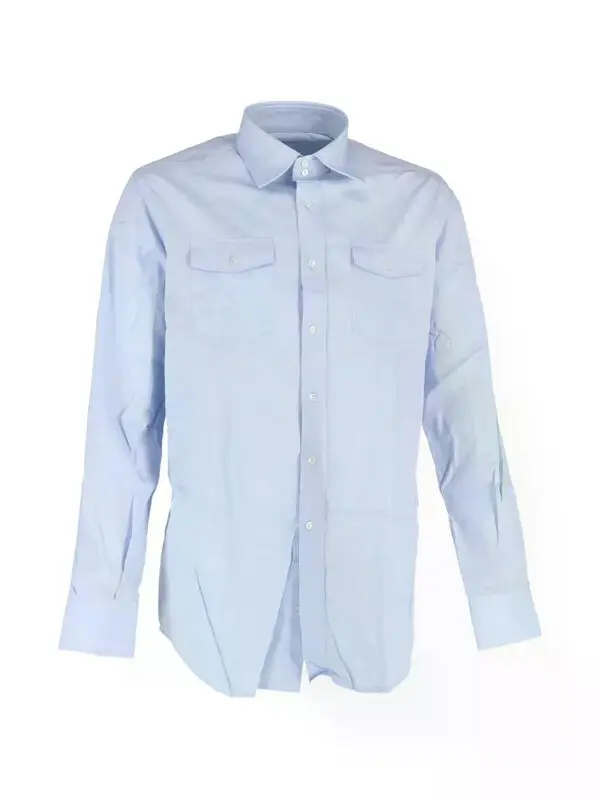 Dolce & Gabbana Long-sleeve Cotton Shirt - Blue