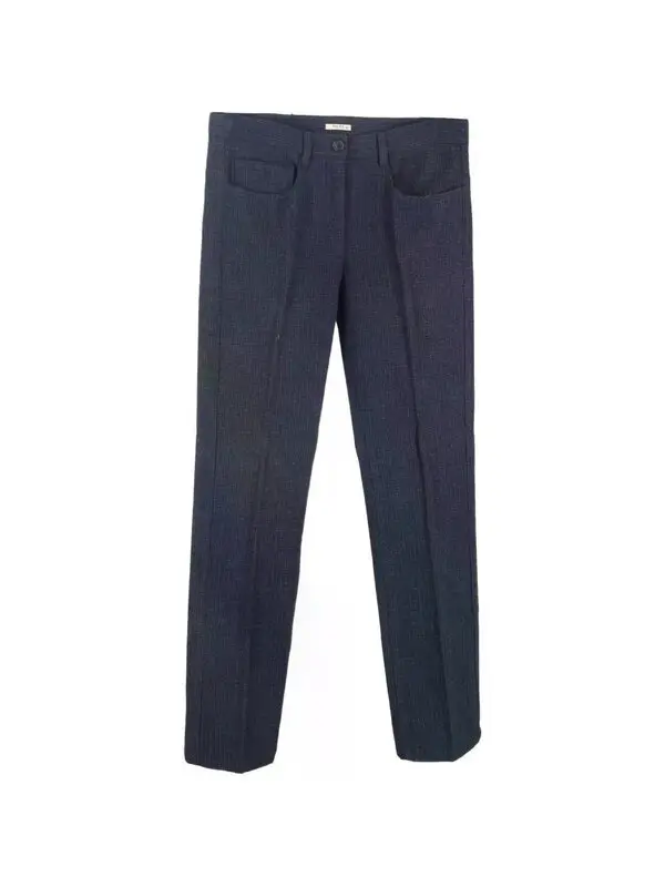 Miu Miu Cropped Wool Trousers