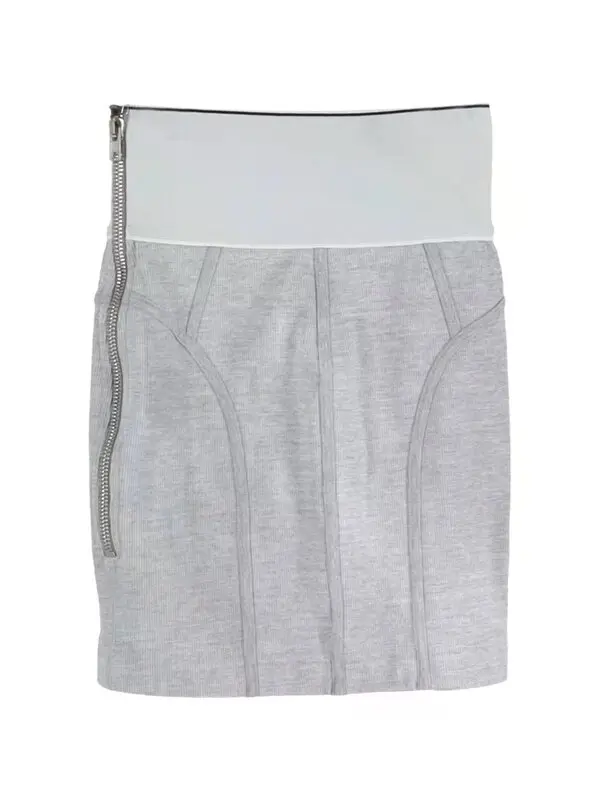 ALEXANDER WANG Elastic-logo Mini Skirt