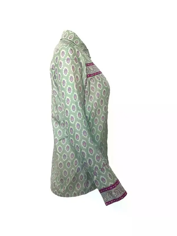 Sandro Printed Long-sleeved Shirt