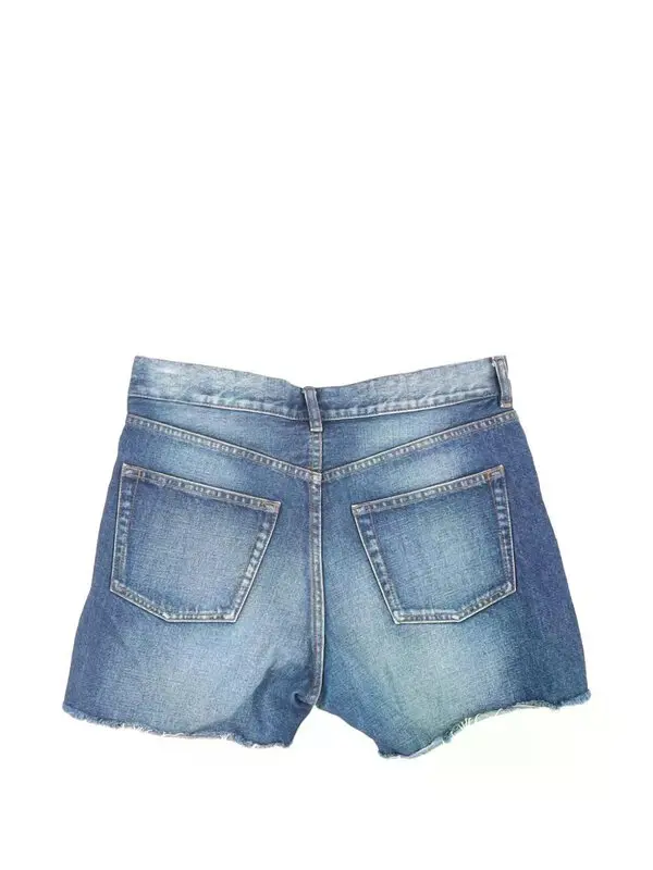 Balenciaga Distressed-effect Denim Shorts