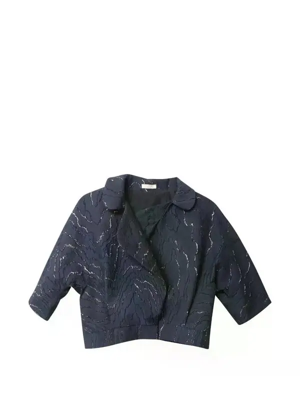 Nina Ricci Jacquard 3/4-sleeve Jacket