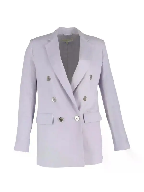 Michael Kors Double-breasted Linen Blazer