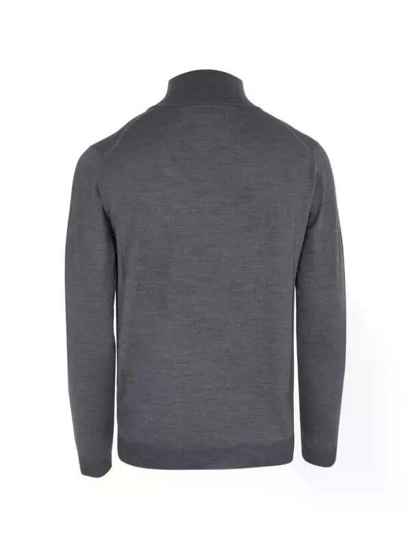 SLOWEAR Turtle-neck Half-zip Sweater