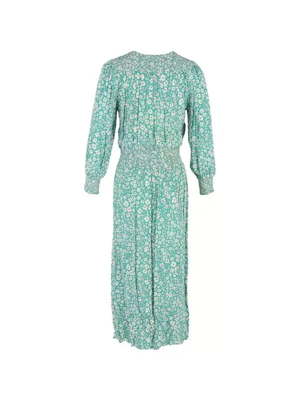 Rixo Marianna Floral-print Maxi Dress - Green | Editorialist