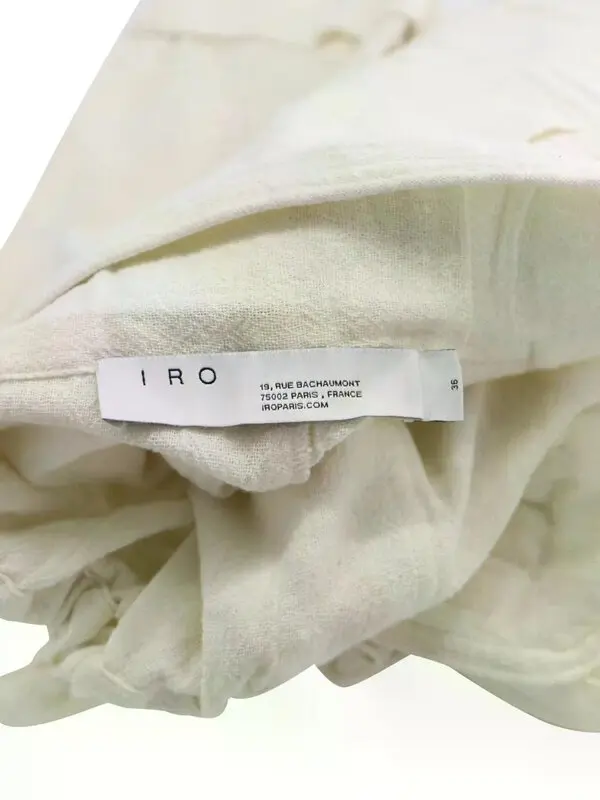 IRO PARIS High-waisted Belted Trousers - Neutrals