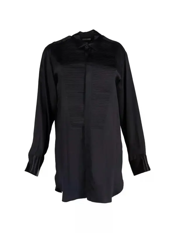 Bottega Veneta Textured-panel Silk Shirt