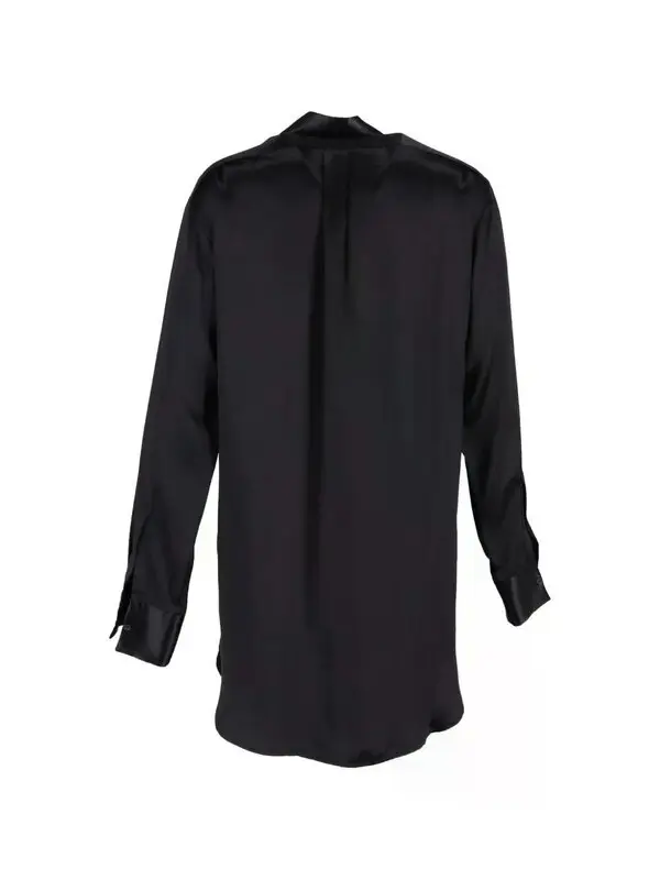 Bottega Veneta Textured-panel Silk Shirt