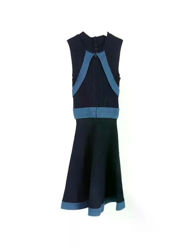 Fendi Knitted Sleeveless Mini Dress