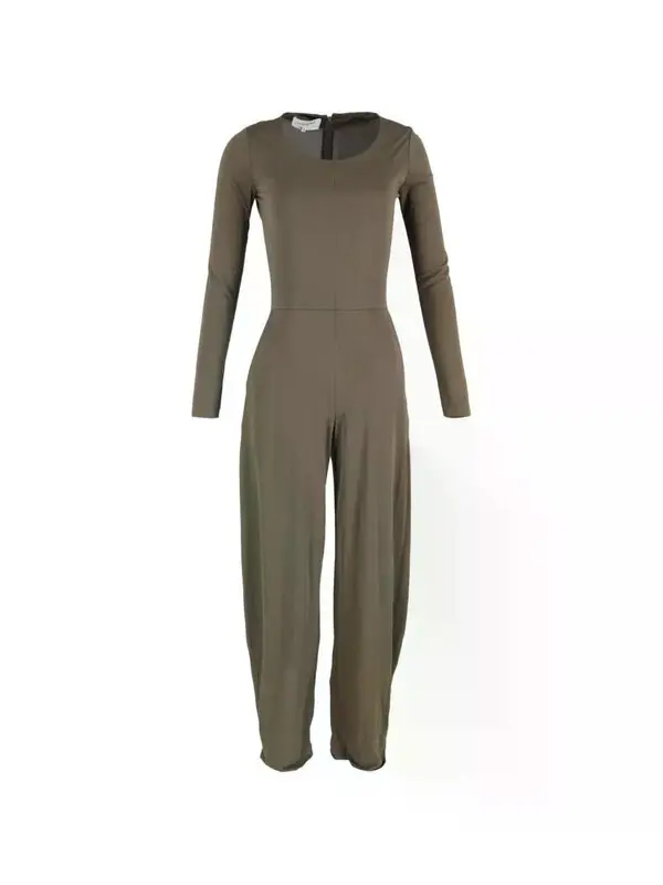 Saint Laurent Long-sleeve Jumpsuit - Green