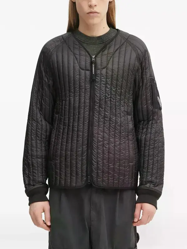 C.P. COMPANY Quilted Jacket With Logo Patch