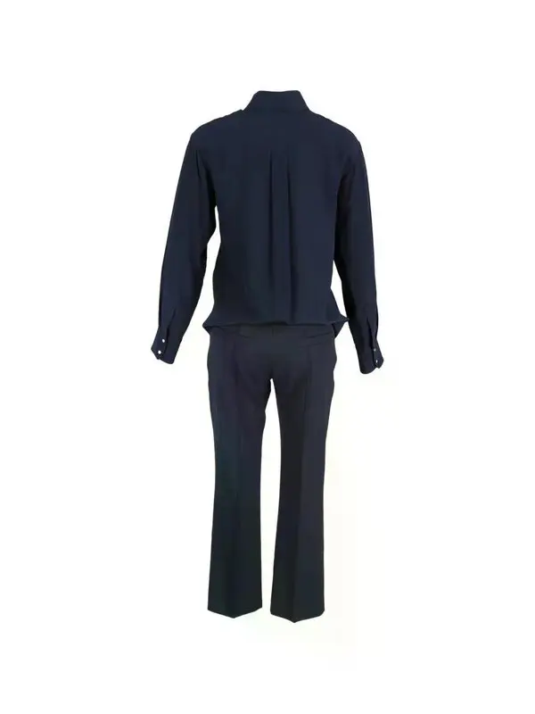 Chloé Tie-neck Trousers And Blouse Set