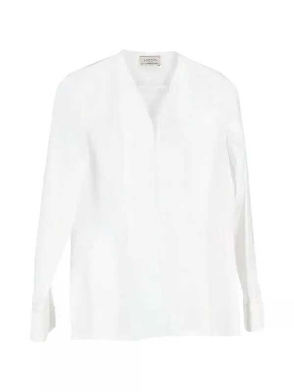 LANVIN V-neck Long-sleeve Blouse