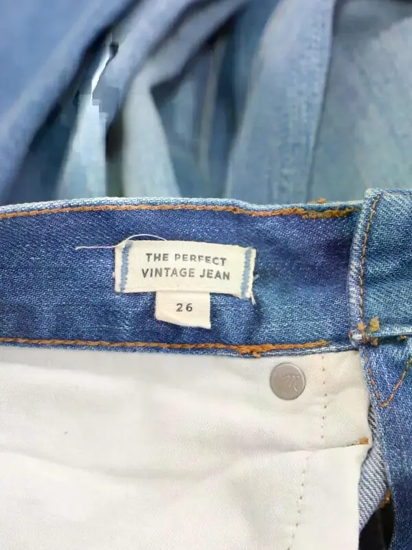 Madewell Denim Distressed Trousers