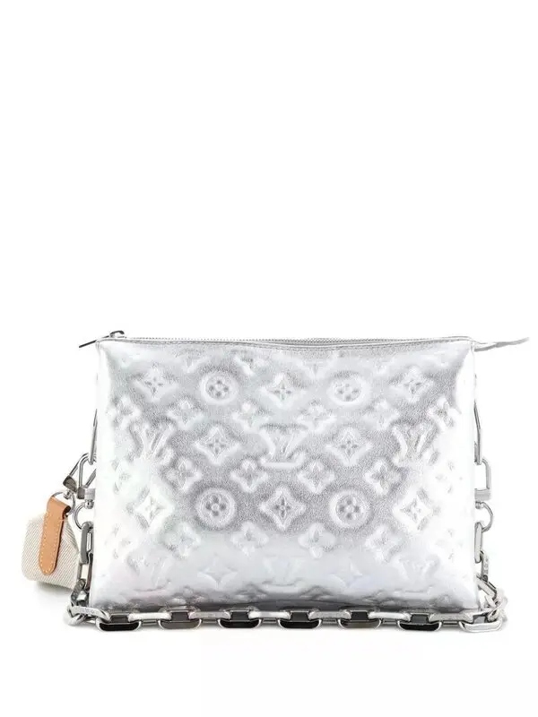 LOUIS VUITTON Coussin Pm Crossbody Bag Monogram Embossed Lambskin