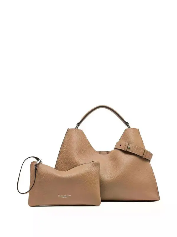 GIANNI CHIARINI Aurora Adjustable Shoulder Bag - Neutrals