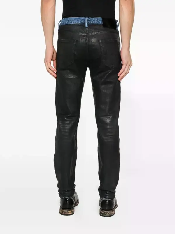 PURPLE BRAND P001 Coated Skinny Jeans