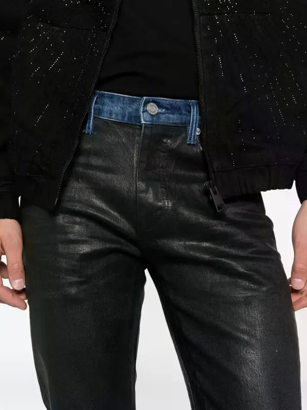 PURPLE BRAND P001 Coated Skinny Jeans