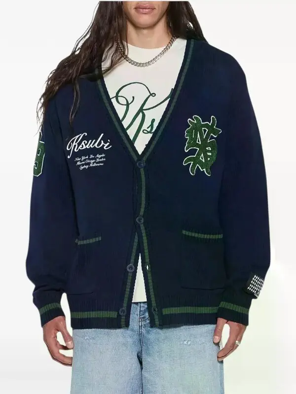 Ksubi Embroidered Knit Cardigan