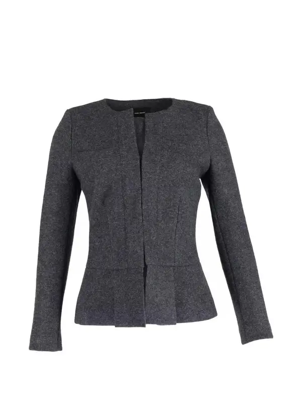 ISABEL MARANT VINTAGE Pleated Collarless Jacket