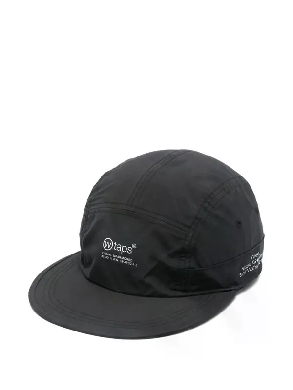 WTAPS Logo Camper Cap - Black
