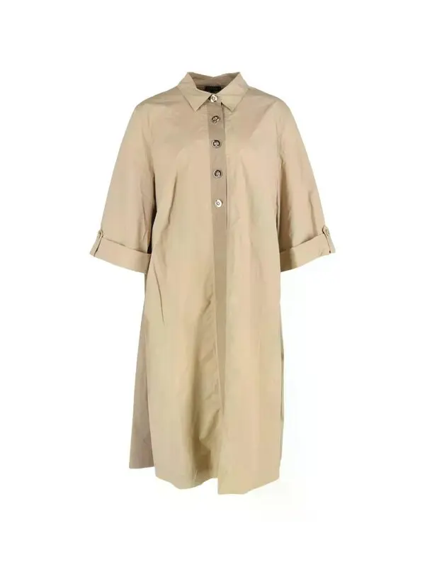 Escada Buttoned Midi Shirt Dress