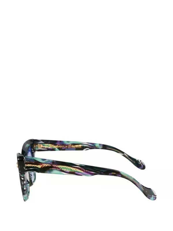 KADOR Vanessa Geometric-frame Sunglasses