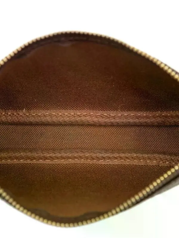 LOUIS VUITTON 2005 Monogram Mini Pochette Accessoires Handbag - Brown