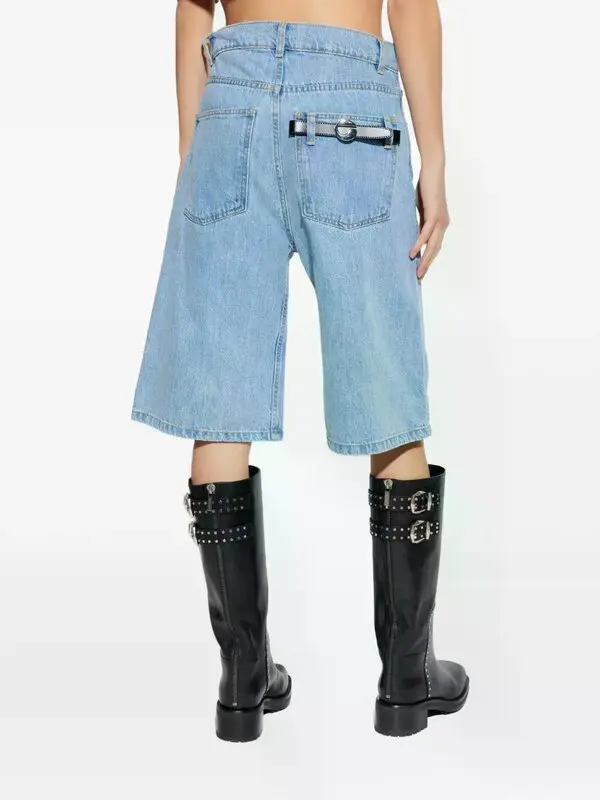Coperni Belt-detail Shorts - Blue