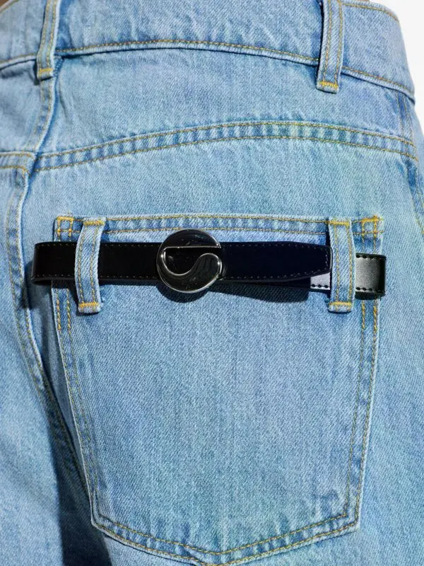 Coperni Belt-detail Shorts - Blue