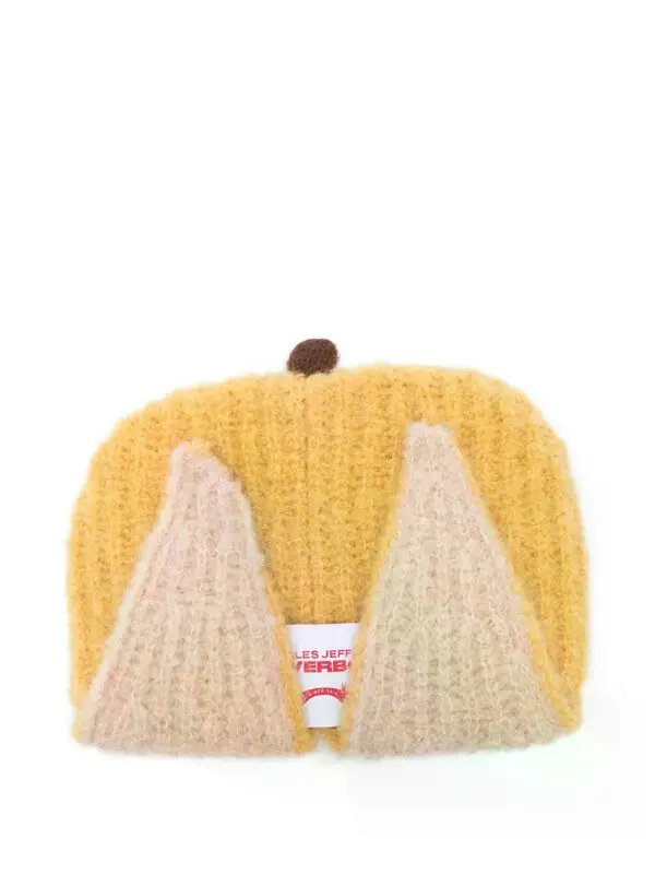 CHARLES JEFFREY Chunky Banana Beanie - Yellow