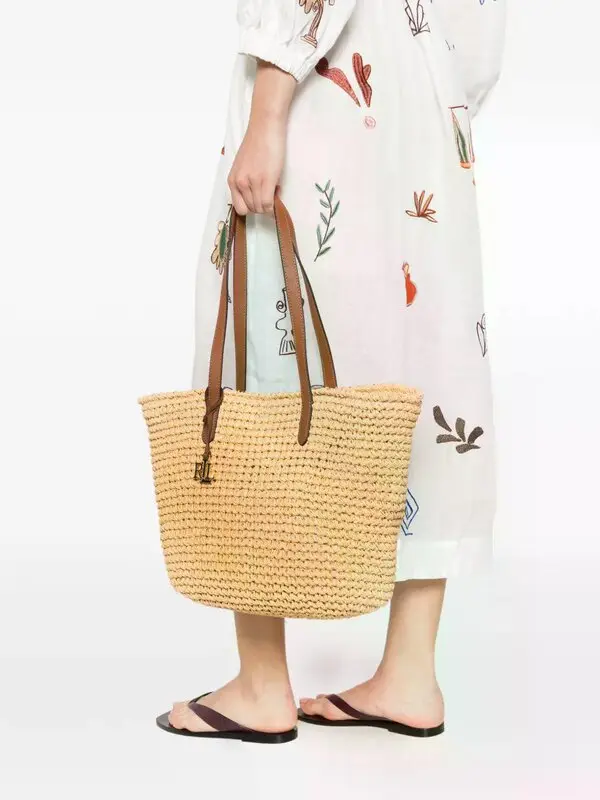Ralph Lauren Logo-charm Tote Bag